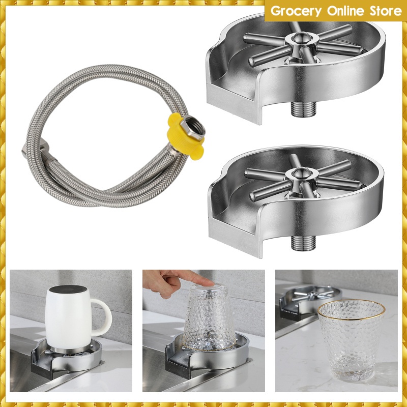 High Pressure Glass Cup Rinser Bar for Beer Pitcher Kitchen Sink Accs ...