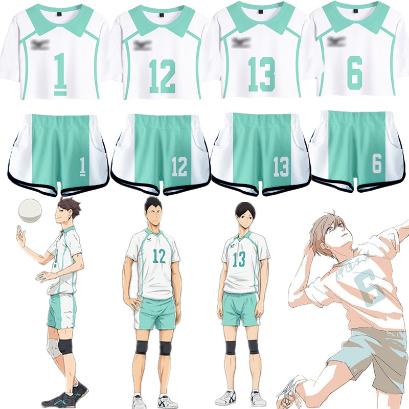 Haikyuu!! Oikawa Tooru Shirt Shorts Cosplay Costume Kindaichi Yutaro ...