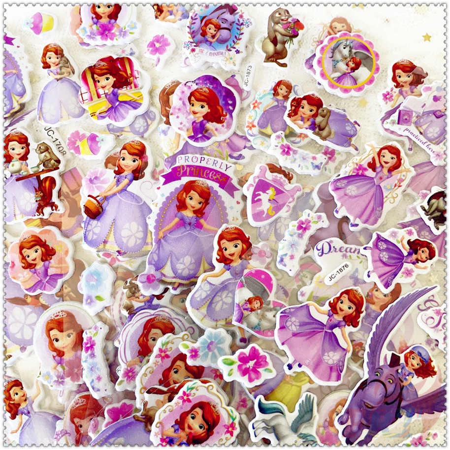 5Sheets Sofia The First Q-1 DIY Rewards Sticker 3D Puffy Bubble ...