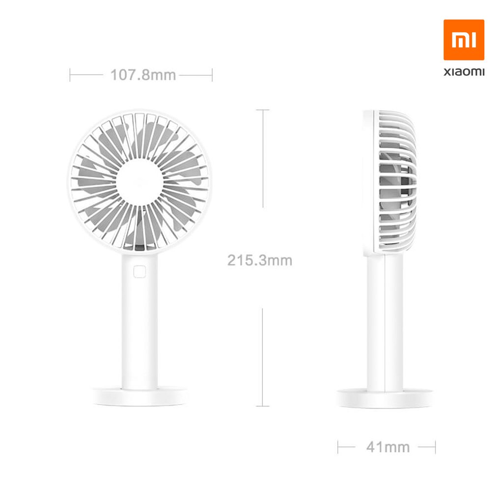 VH Portable Hand-held Fan with Rechargeable Built-In Battery USB Port ...