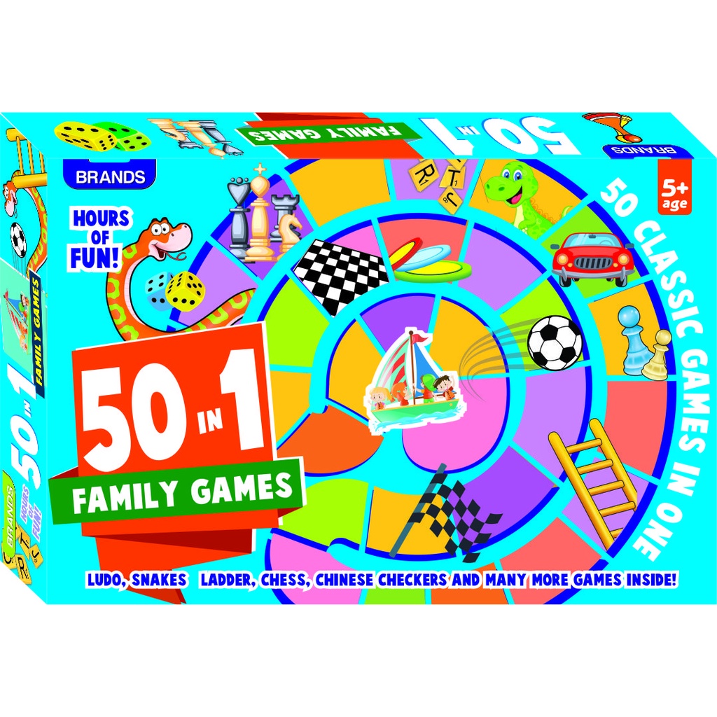 073 Playcraft 50 in 1 Family Game Board Games | Shopee Philippines