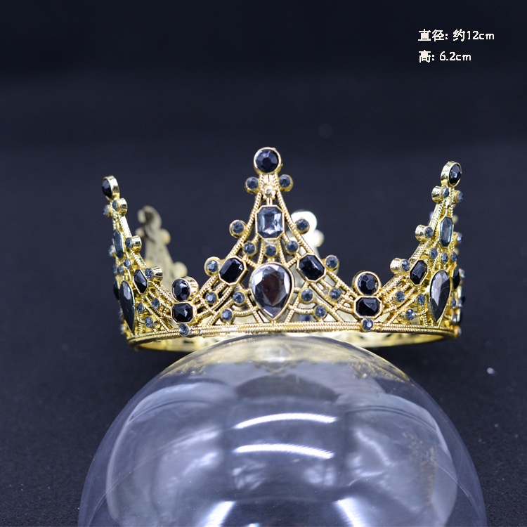 black vintage baroque cake decoration cake crown princess crown ...