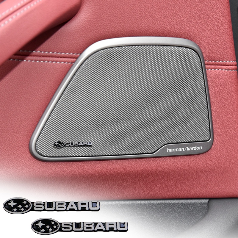 4 pcs/10pcs Aluminum Car Audio Sticker Auto Logo Music Player Speaker ...