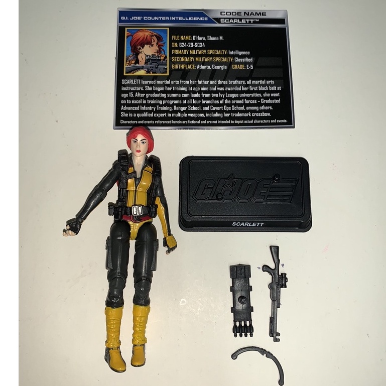 GI JOE SCARLETT SDCC from TRANSFORMERS CROSSOVER | Shopee Philippines