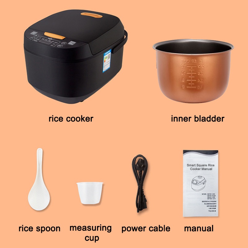 (Germany)5L large-capacity rice cooker, keep warm, smart timer ...