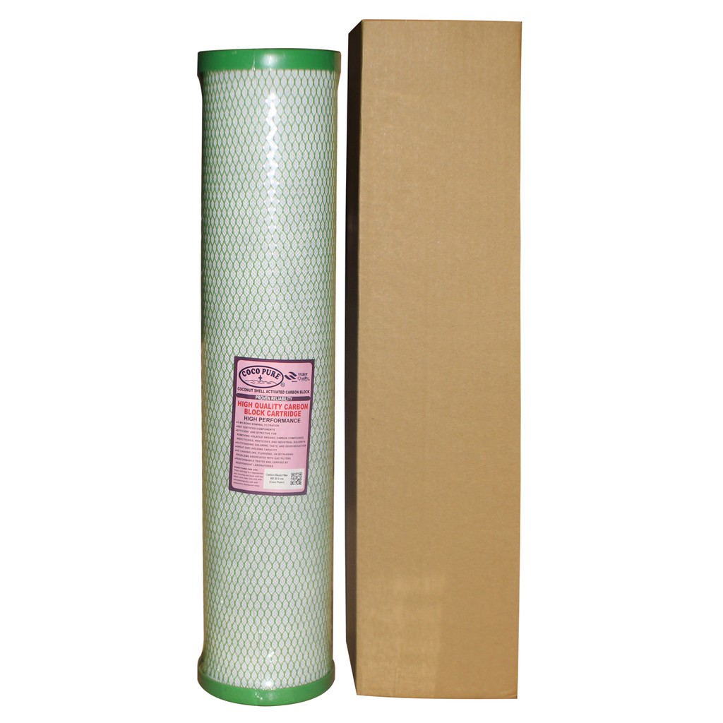 Carbon Block Filter BB 20 5 mic (Coco Pure +) | Shopee Philippines