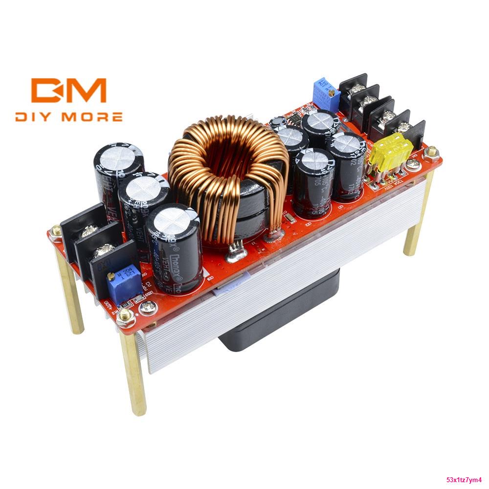 Diymore 1500W 30A Dc-Dc Boost Converter Step Up Power Supply Module Constant Current 10-60V To ...