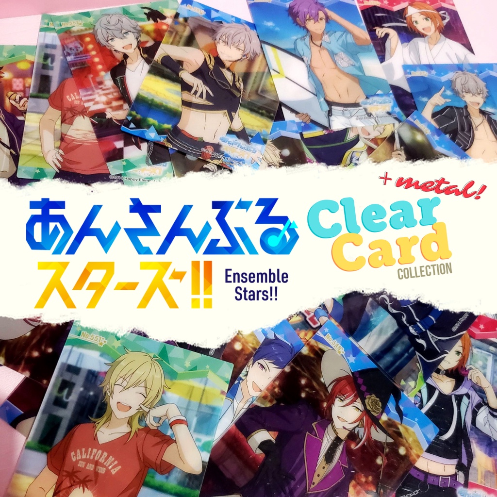 SBPH Enstars Ensemble Stars : Clear Card Collection Gum Series (Mixed ...