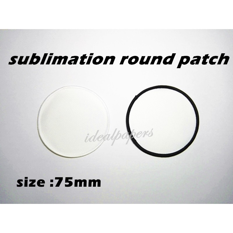 Sublimation Round Patch size 75mm 5-10 pcs per pack | Shopee Philippines