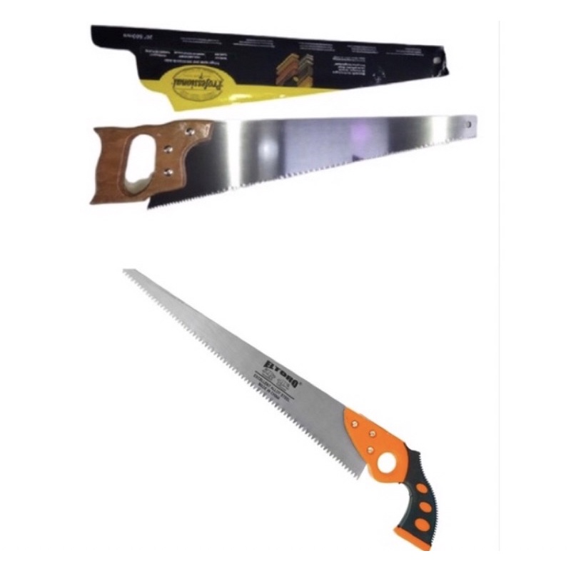 HAND SAW WOOD (Lagareng Kahoy) Wood / Plastic HANDLE | Shopee Philippines