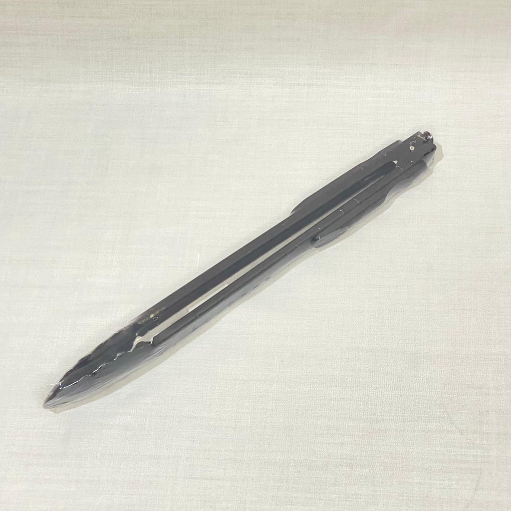 HITAM Capitan/food Cake Bread Tongs (Long Black Stainless Steel Model ...