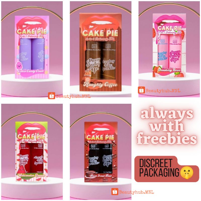PSPH CAKE PIE 2 in 1 Intimacy kit (FEMININE WASH + EDIBLE SPRAY ...