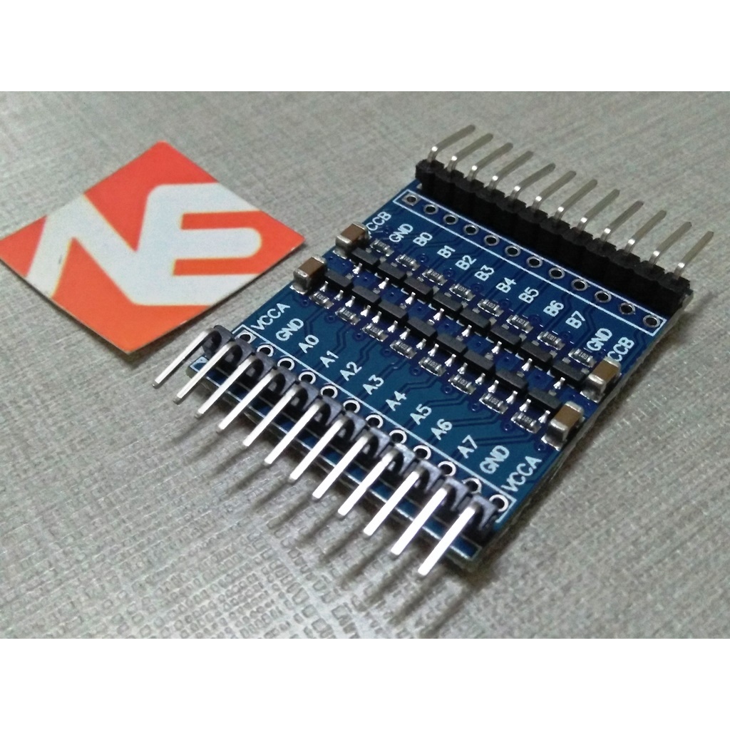 SOLDERED Logic Converter 8 Channel Bi Directional 5V 3.3V Level Shifter ...