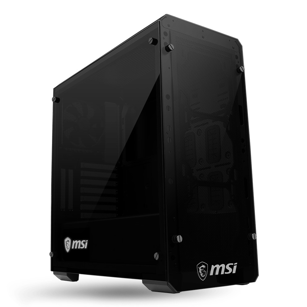 MSI MAG BUNKER Tempered Glass ATX Mid Tower Gaming Desktop Casing ...