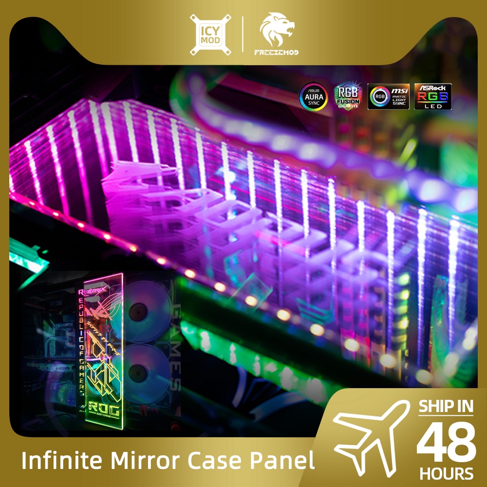 Infinity RGB Panel Infinite 3D PC Case Lighting Plate Custom Chassis ...