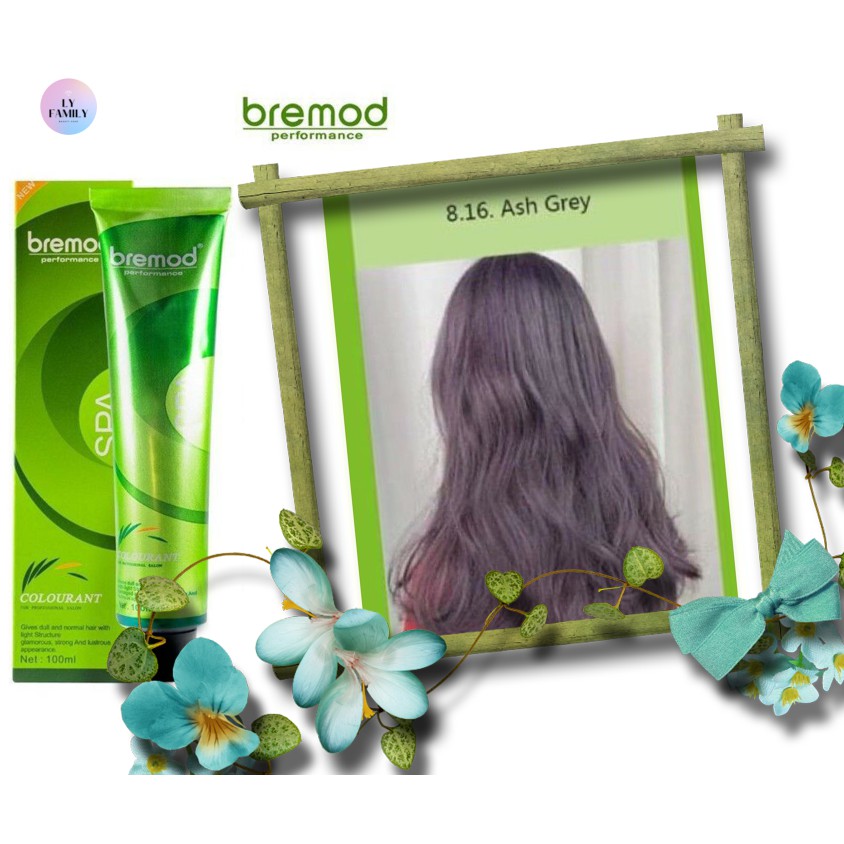 New Colors!!! Bremod Hair Color Dye Tube 8/16 Ash Gray Ash Grey ...