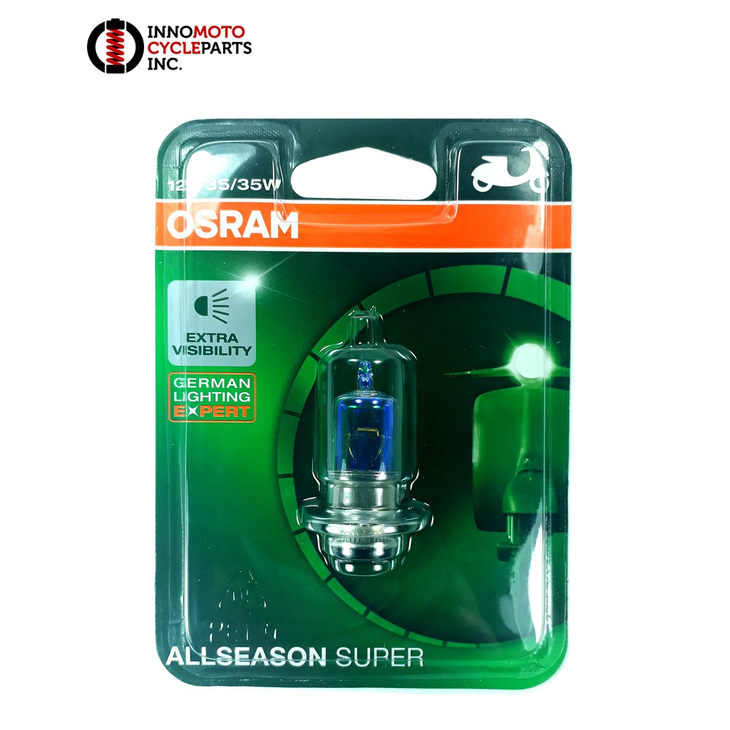 Osram Motorcycle Halogen Bulb All Season T19/1Leg 12V 35/35W | Shopee Philippines