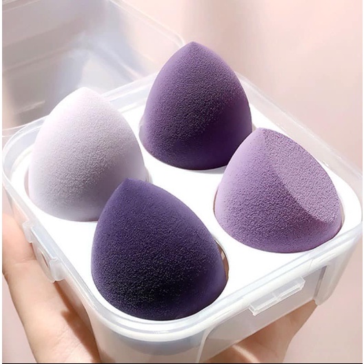 CB.PH 4pcs Makeup Sponge Cosmetic Puff Makeup Blender Foundation Powder ...