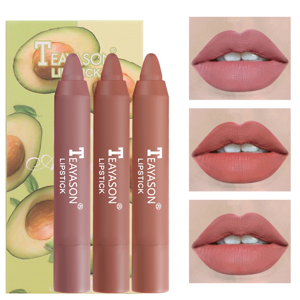 TEAYASON 12 Colors TEAYASON Matte Velvet Lipstick Pen / Delicate Smooth ...