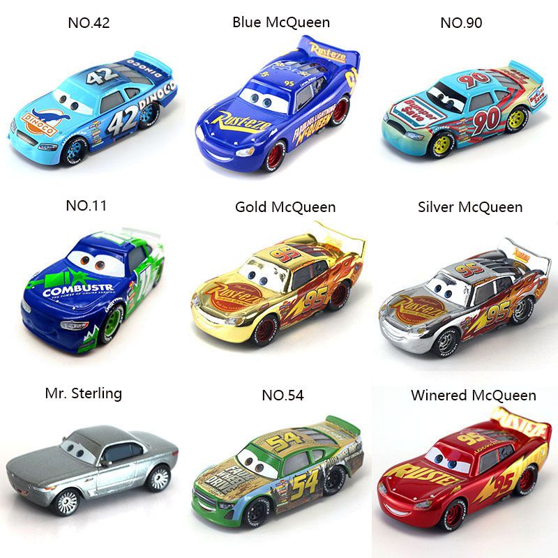 【Limited Edition】Lightning McQueen 1:55 Alloy Car Model - Pixar CARS ...