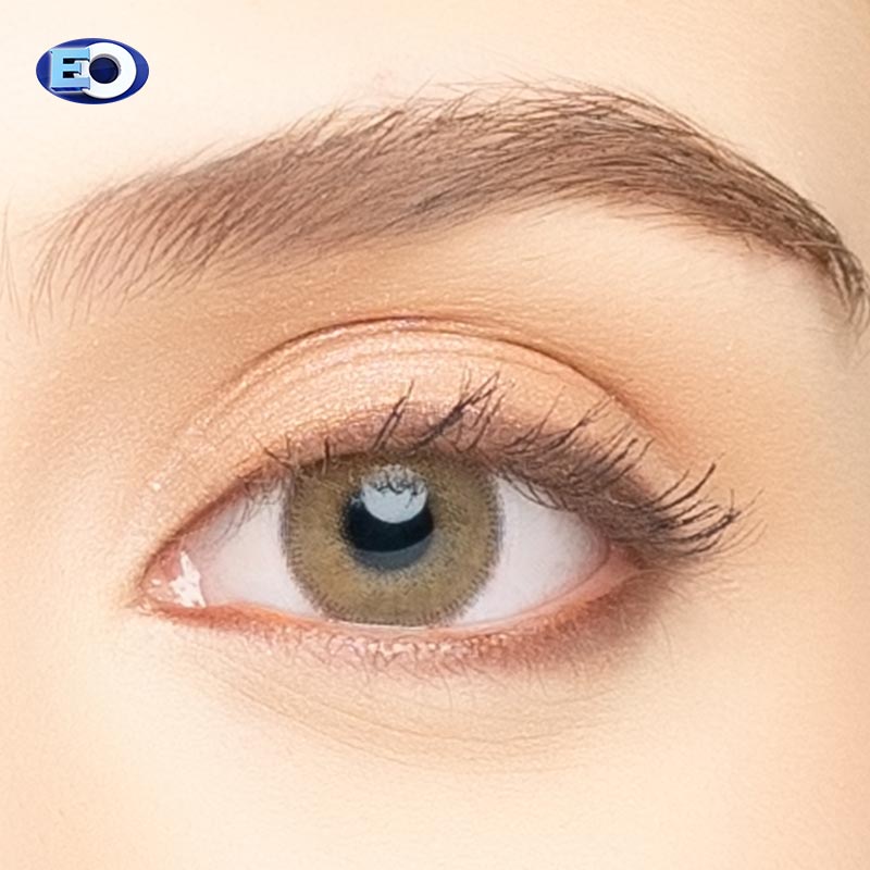 EO Visualities Fantasie Amber | Graded Brown Contact Lenses (6 months ...