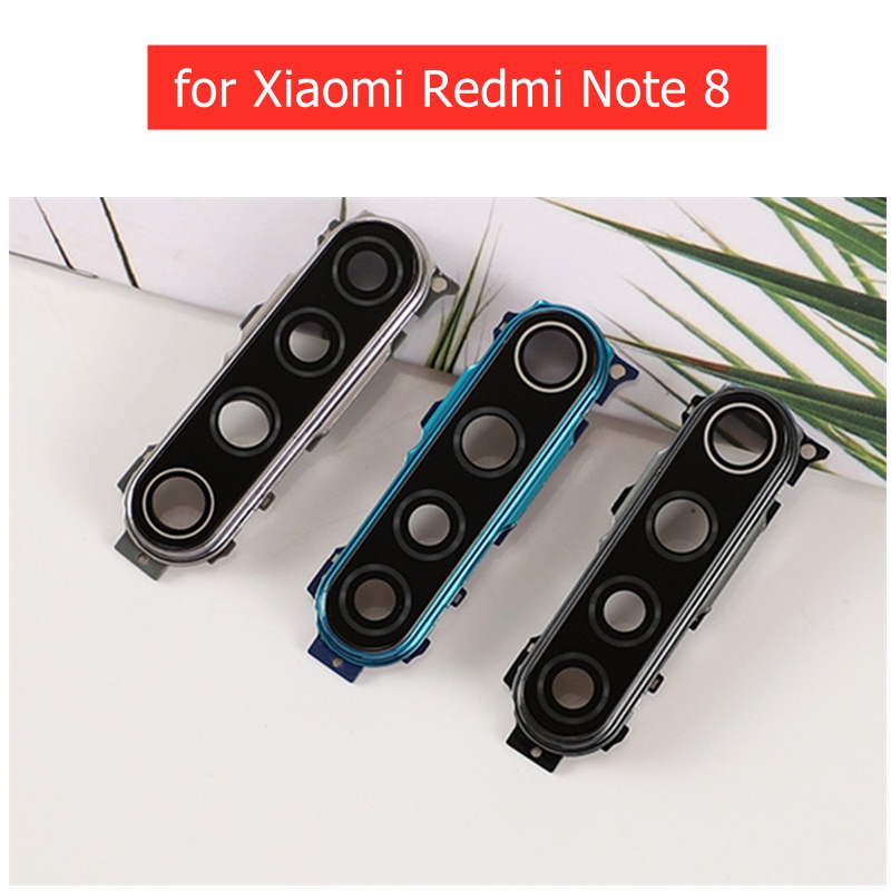 for Xiaomi Redmi Note 8 Camera Glass Lens Frame Holder Back Rear Camera ...