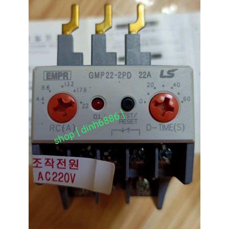 Thermal relay GMP22-2PD LS electronic relay | Shopee Philippines