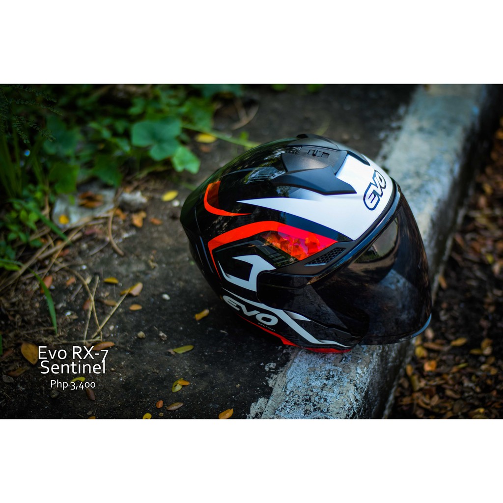 Evo Rx7 Sentinel (Halfface, Dual visor) | Shopee Philippines