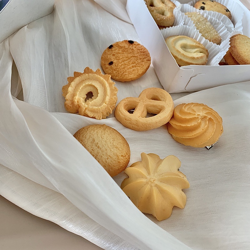 Biscuit hair clip Korean version original design simulation food funny ...