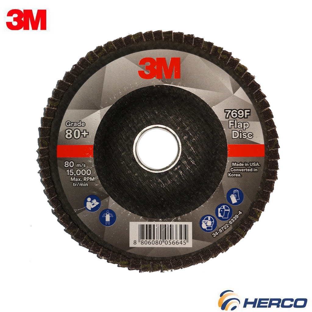 3M Rigid Flap Disc 4" 769F 100MMX16MM Grid 80 | Shopee Philippines
