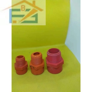 PVC MALE ADAPTER ORANGE FITTING 1/2 TO 1 | Shopee Philippines