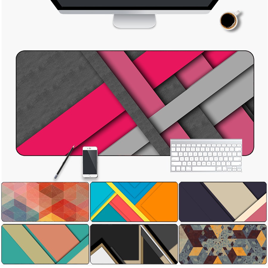 Mouse Pad Large Simple Modern Art Men And Women Office Game Gaming ...