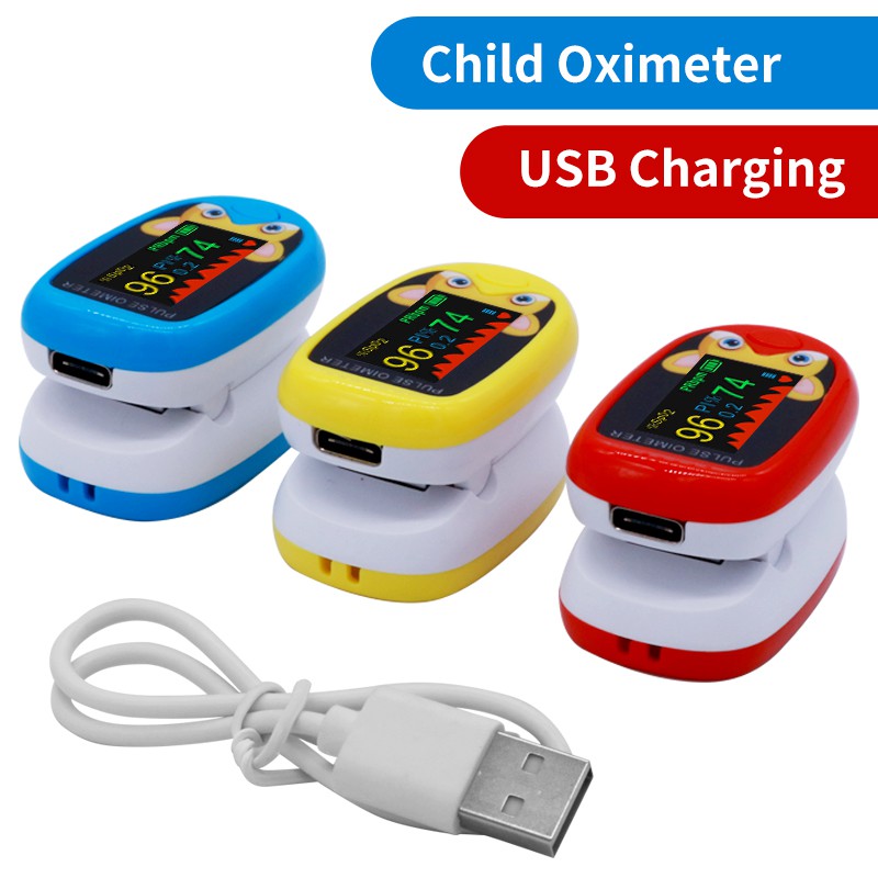Children Baby Kids Pulse Oximeter Fingertrip Mini SpO2 Monitor USB ...
