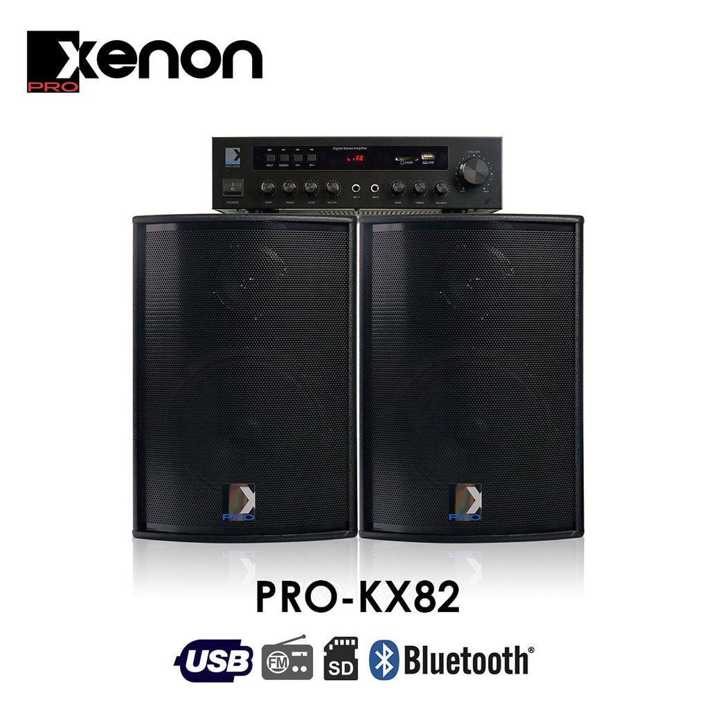 Xenon PRO-KX82 Mini Component System with 8''Woofer + 3''Tweeter,300 W ...