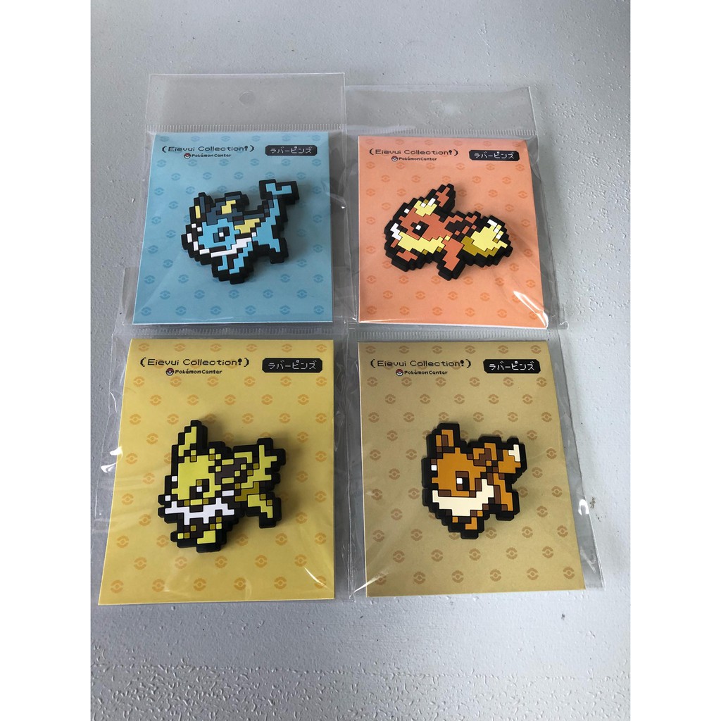 Pokemon Center Eevee Dot Collection Rubber Pins | Shopee Philippines