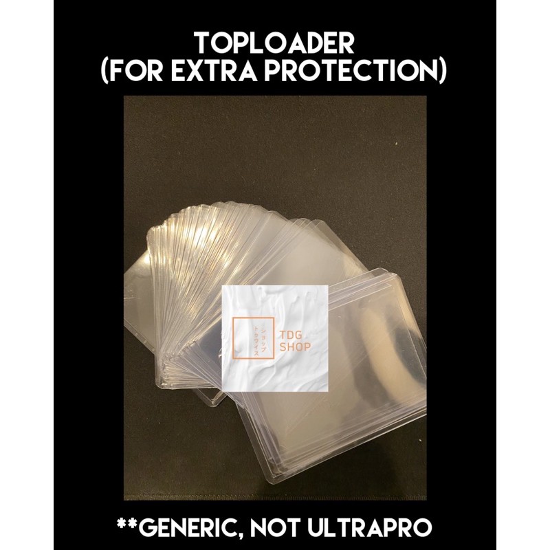 Toploader + deco sleeve (For photocards/extra protection) | Shopee ...