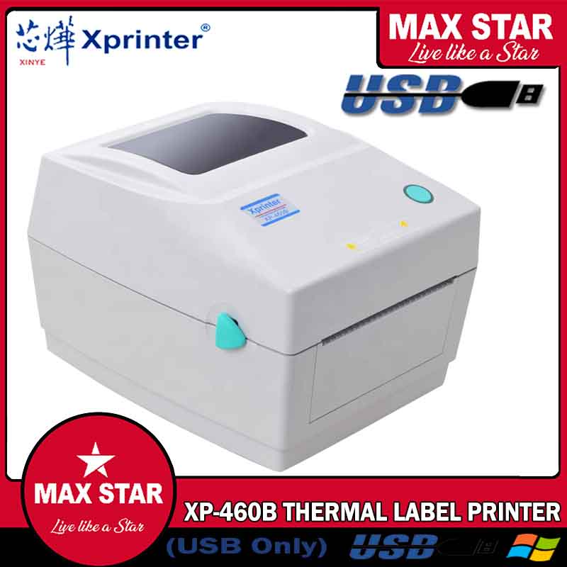 Xprinter XP-460b Thermal Label Printer (USB ONLY )Express Electronic Label Printer | Shopee ...
