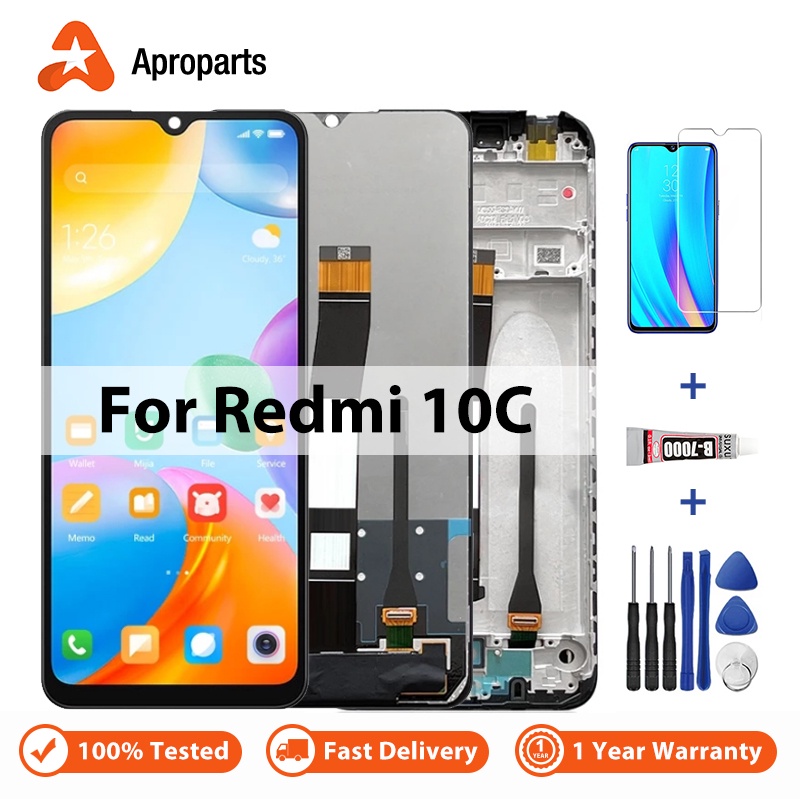 For Xiaomi Redmi 10C LCD Display Touch Screen Digitizer Assembly ...