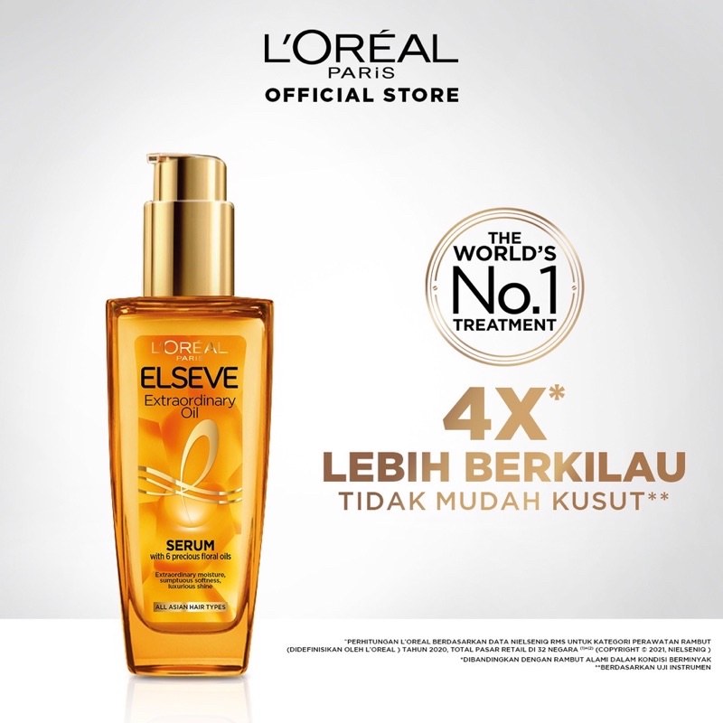 Loreal ELSEVE Extraordinary Oil (Yellow) | Shopee Philippines