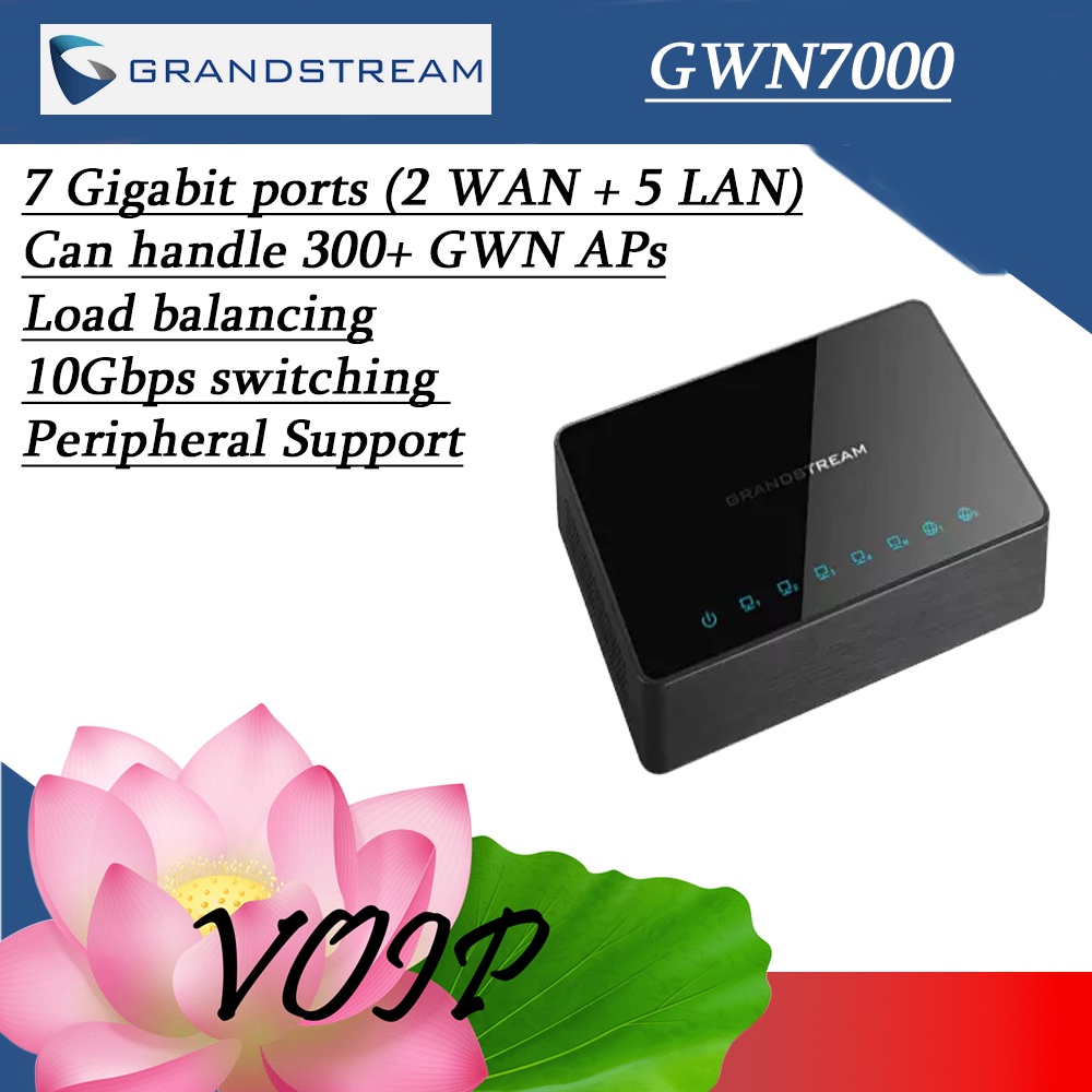 Grandstream GWN7000 - Multi-WAN Gigabit VPN Router (VAT INC PRICE) | Shopee Philippines