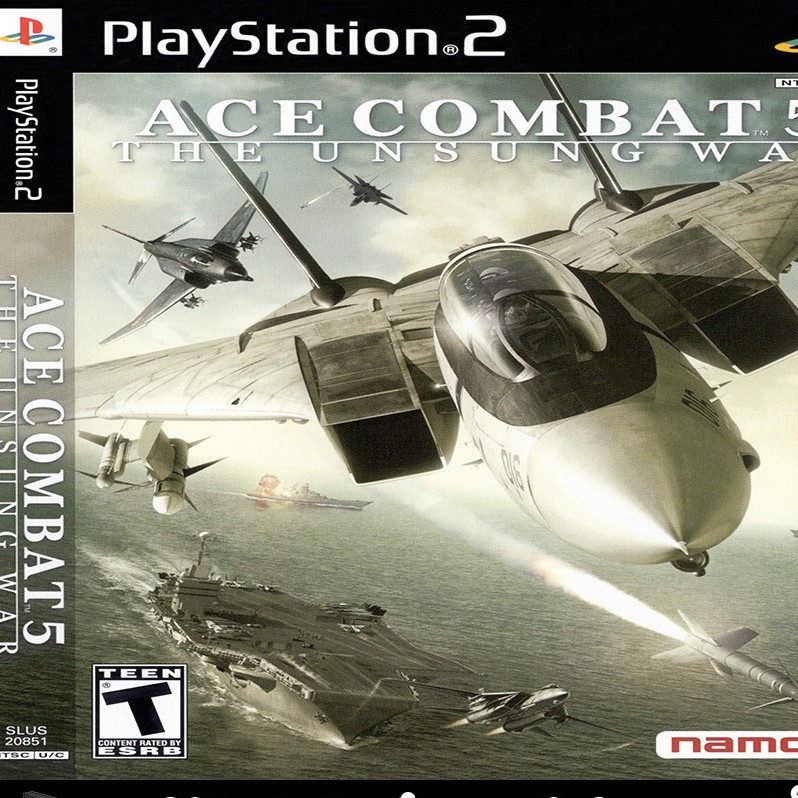 PS2 Game Disc (Quality) (Fast Delivery) Ace Combat 5 The Unsung War ...