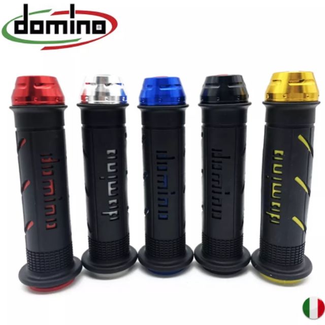DOMINO Handle Grip with Alloy Bar End CNC Quality V2 Surfy Motorcycle ...
