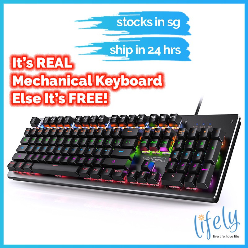 SHIP FROM SG - Real RGB Mechanical Keyboard Changeable Switch | Gaming ...