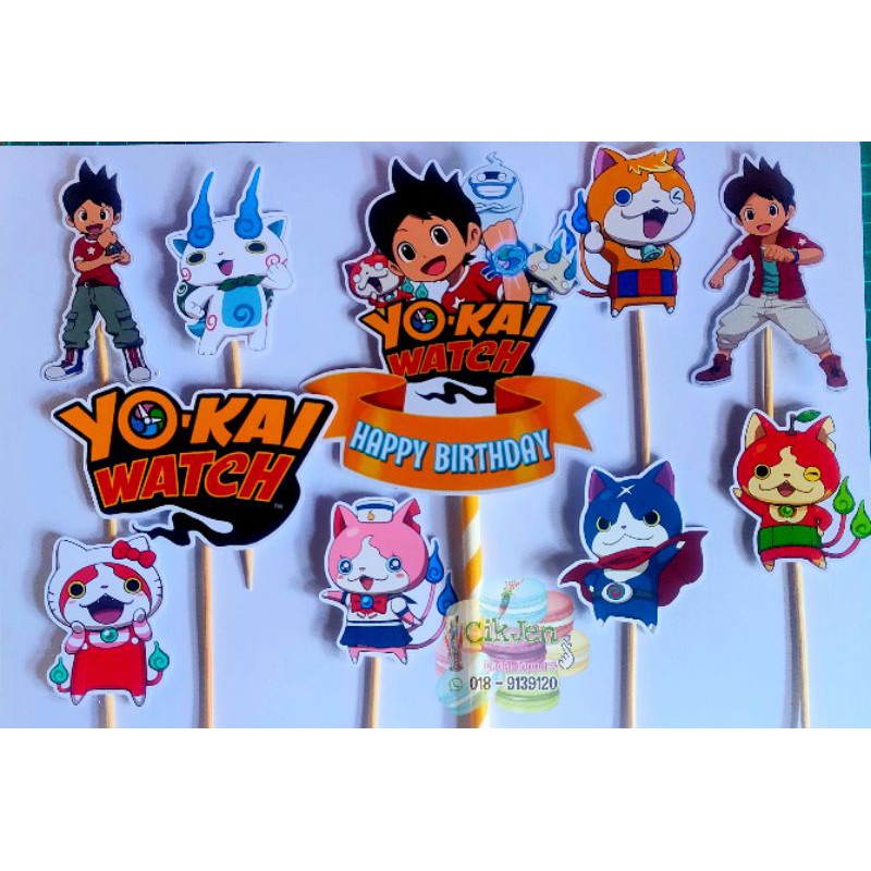 Yokai Watch Cake Topper A4 size | Shopee Philippines