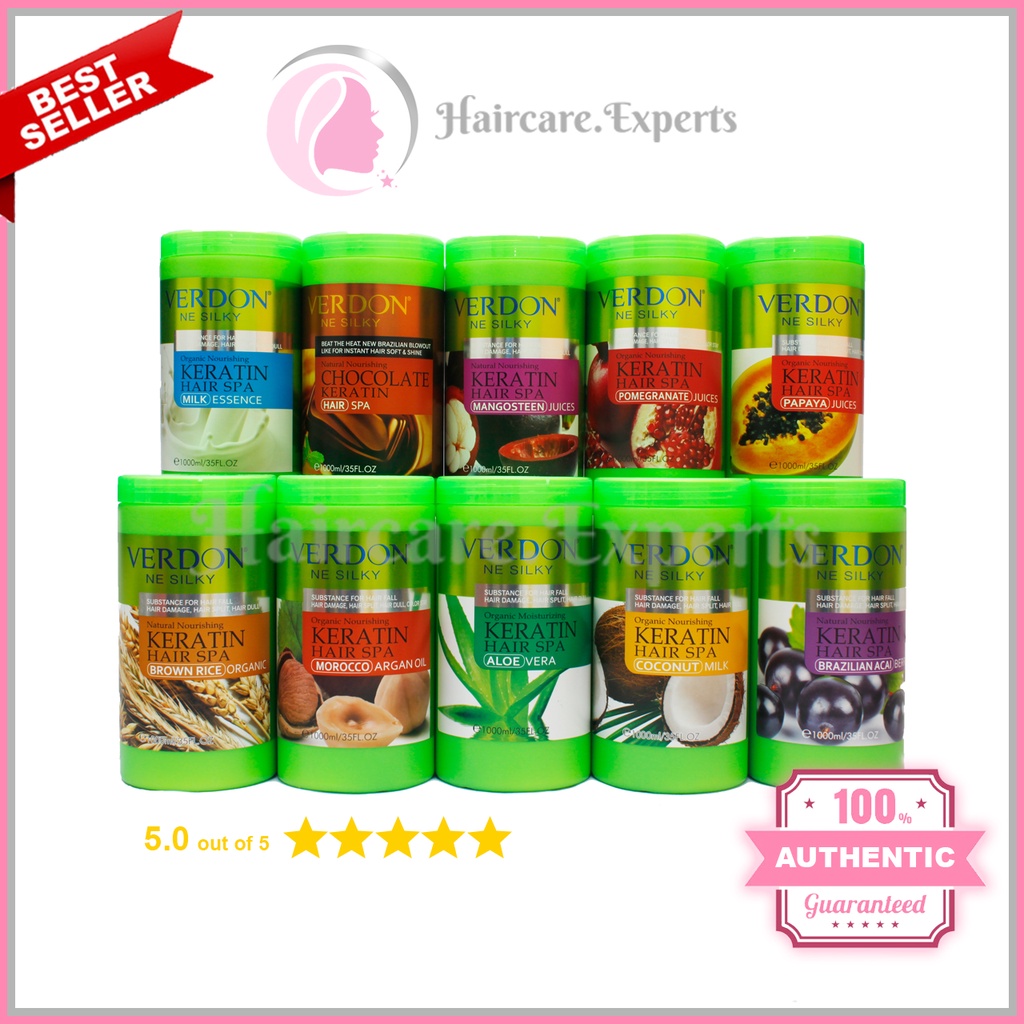 Verdon Natural Organic Keratin Hair Spa Treatment Hairspa 1000ml by ...