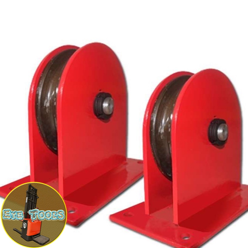 1T--5T Ground Wheel Metal Lifting Wheel Fixed Bearing Pulley Ground ...