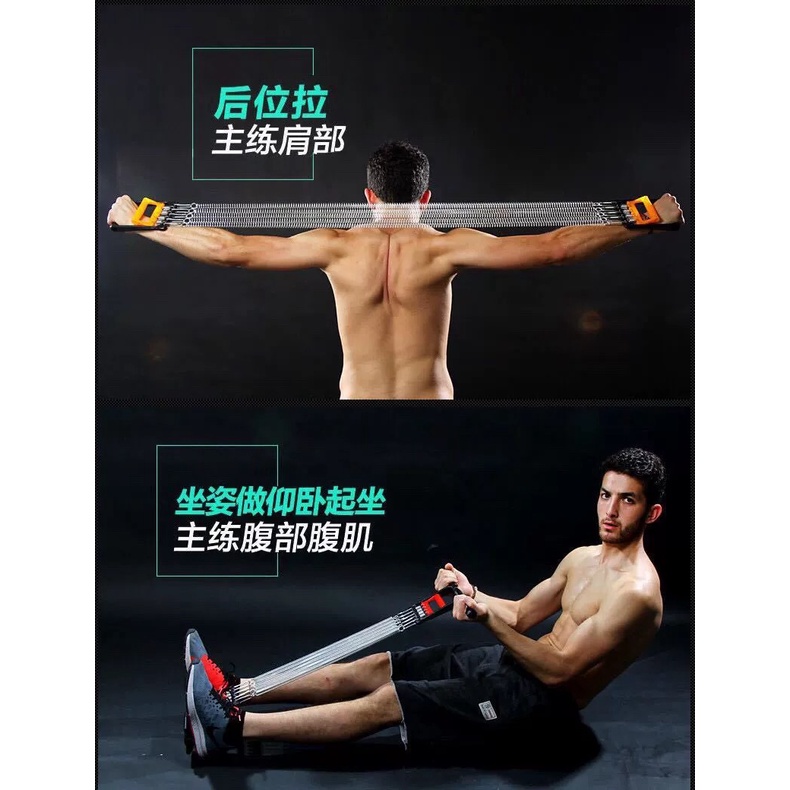 luckyy_Spring 3 In 1 Home Gym Exercise Pull Instrument Professional ...