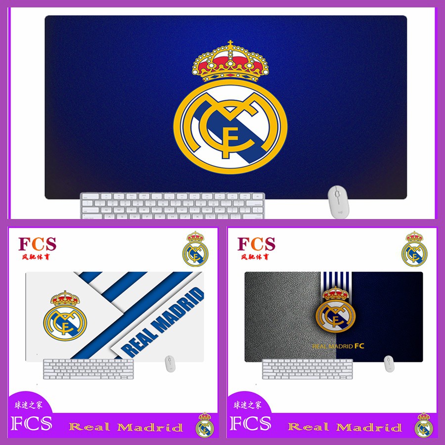 cristiano ronaldo real madrid bernabeu team logo thickened mouse pad la ...