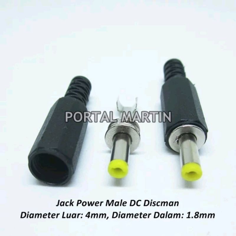 4mm DC Male Discman Power Jack - DC Connector | Shopee Philippines