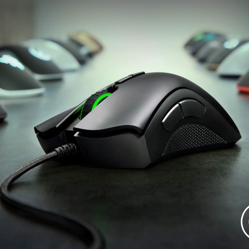 Razer DeathAdder Elite Gaming Mouse 16,000 DPI Sensor 7 Programmable ...
